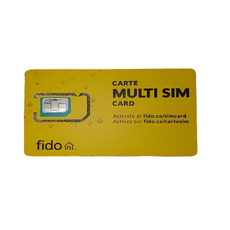 Time For All Kinds - New Fido Multi SIM 3 In 1 Adapter Sim Card