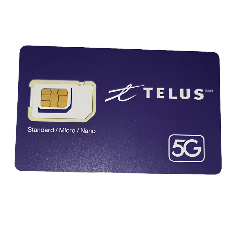 Time For All Kinds - New Telus Multi SIM 3 In 1 Adapter SIM Card