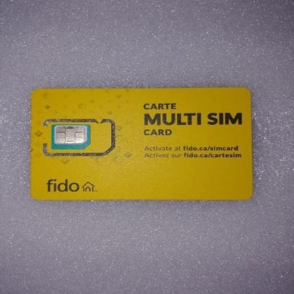 Time For All Kinds - New Fido Multi SIM 3 In 1 Adapter Sim Card