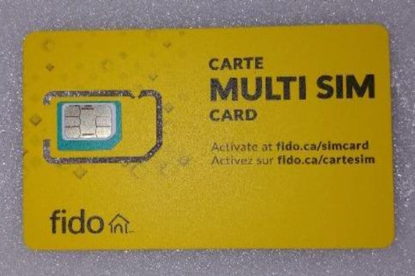 Time For All Kinds - New Fido Multi SIM 3 In 1 Adapter Sim Card