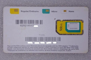 Time For All Kinds - New Fido Multi SIM 3 In 1 Adapter Sim Card