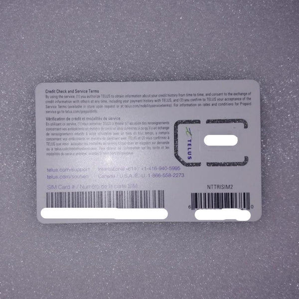 Time For All Kinds - New Telus Multi SIM 3 In 1 Adapter SIM Card