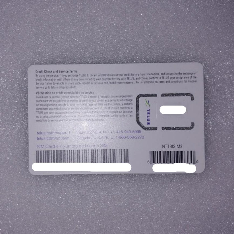 Time For All Kinds - New Telus Multi SIM 3 In 1 Adapter SIM Card