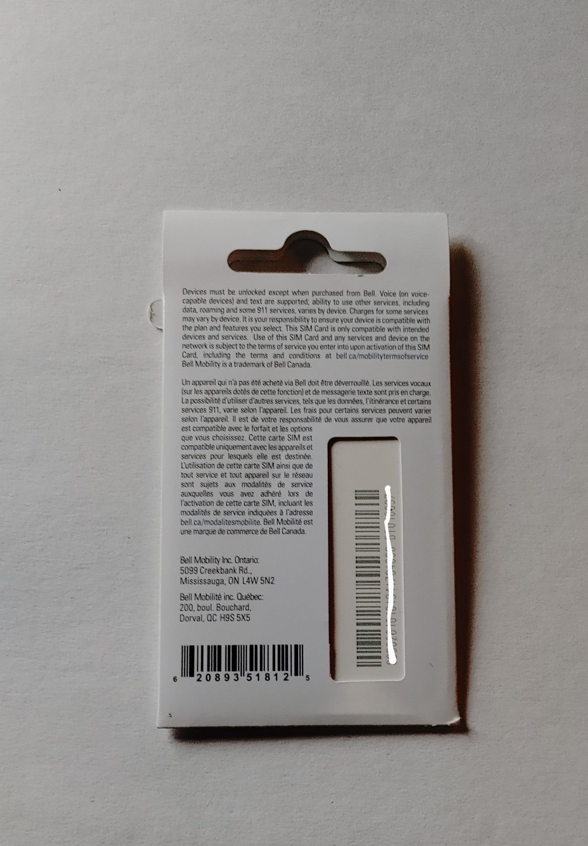 Time For All Kinds - New Bell Mobility 5G LTE 3 In 1 Adapter Sim Card