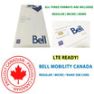 Time For All Kinds - New Bell Mobility 5G LTE 3 In 1 Adapter Sim Card